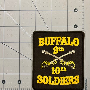 NEW Patch!! BUFFALO SOLDIERS 9th & 10th Cavalry With Crossed Sabers - Etsy