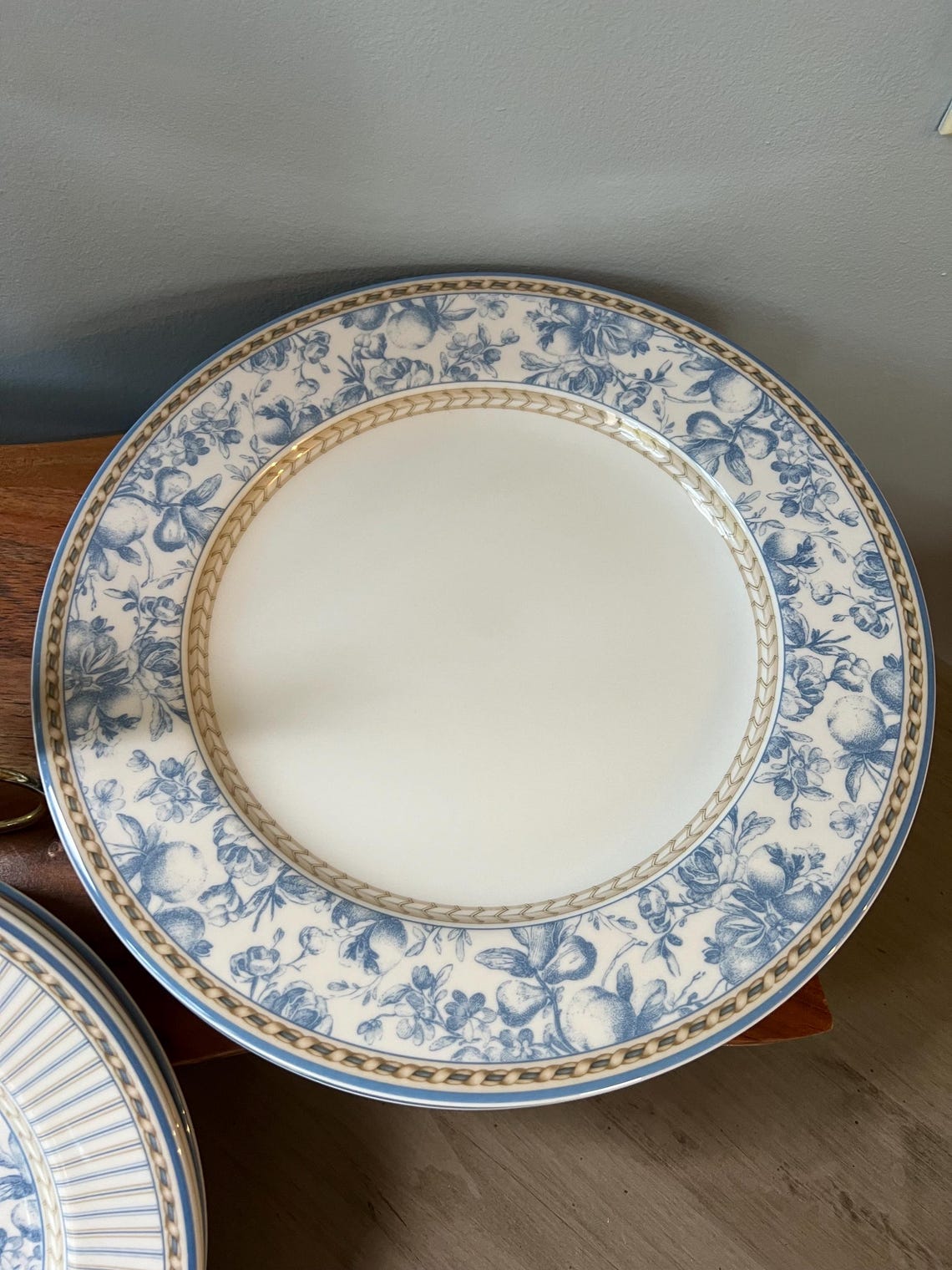 Royal Doulton Provence Bleu Dinnerware Set: Blue & White Plates - Etsy