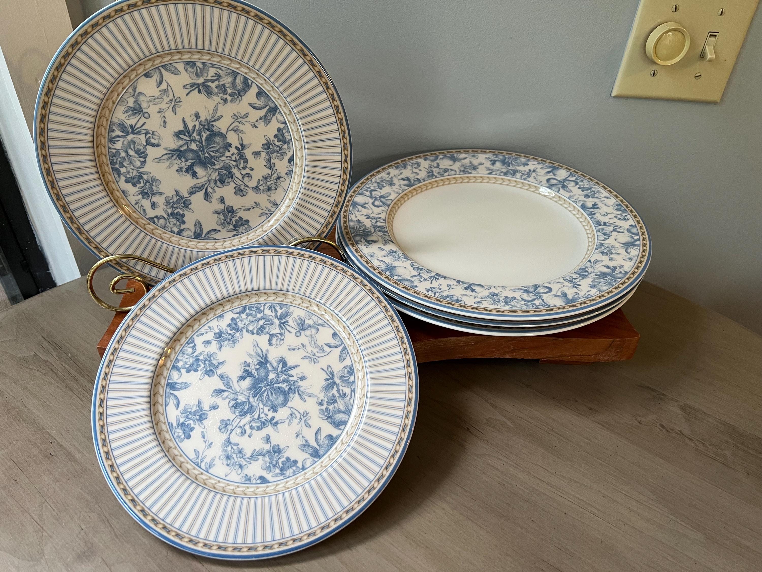 Royal Doulton Provence Bleu Dinnerware Set: Blue & White Plates - Etsy