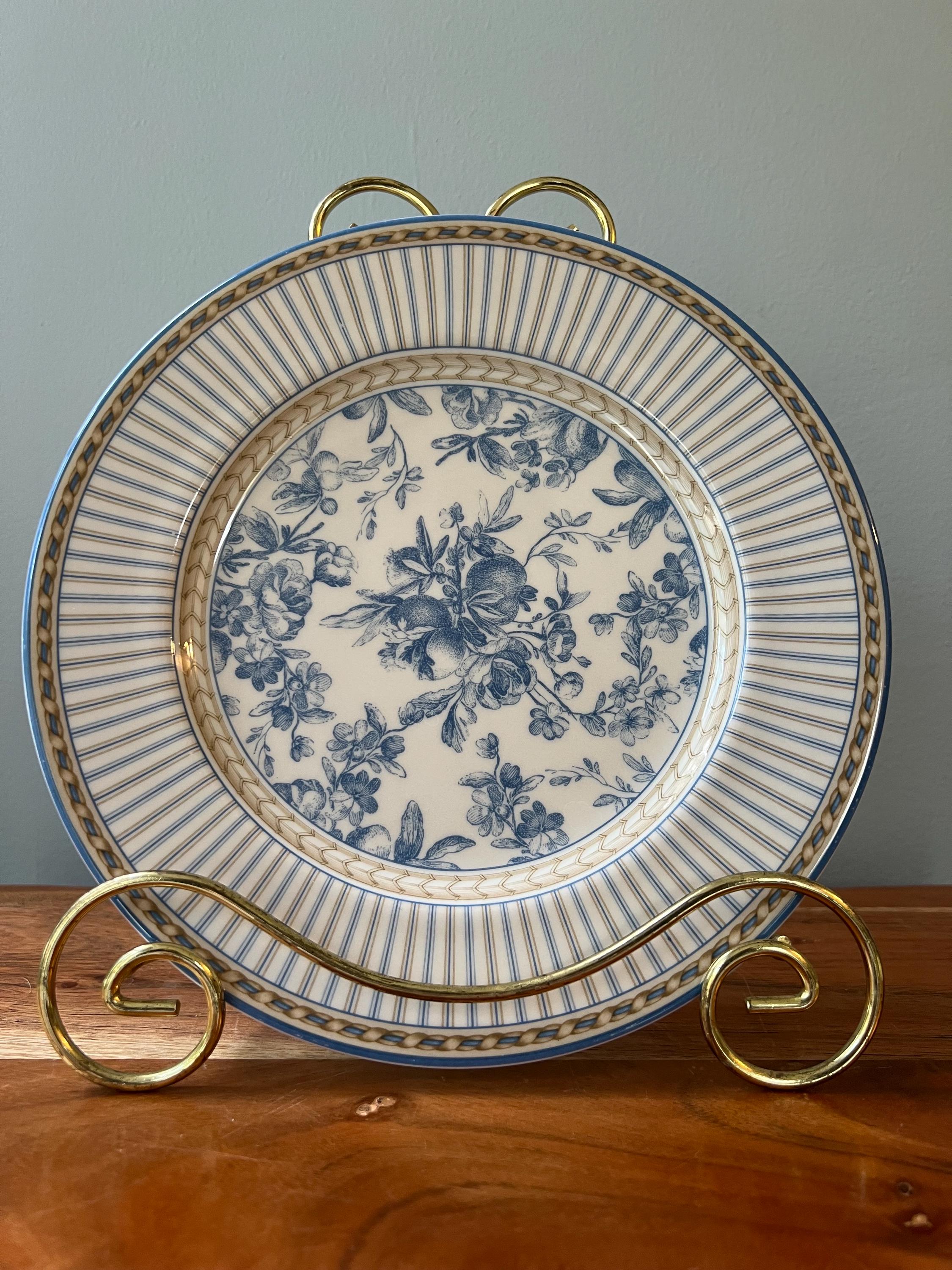 Royal Doulton Provence Bleu Dinnerware Set: Blue & White Plates - Etsy