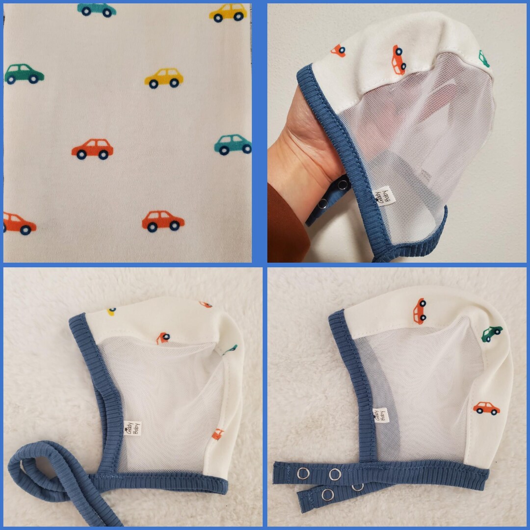 Swedish Bonnet-baby Pilot Cap-hat With Ties or Snaps-hearing Aid Hat ...