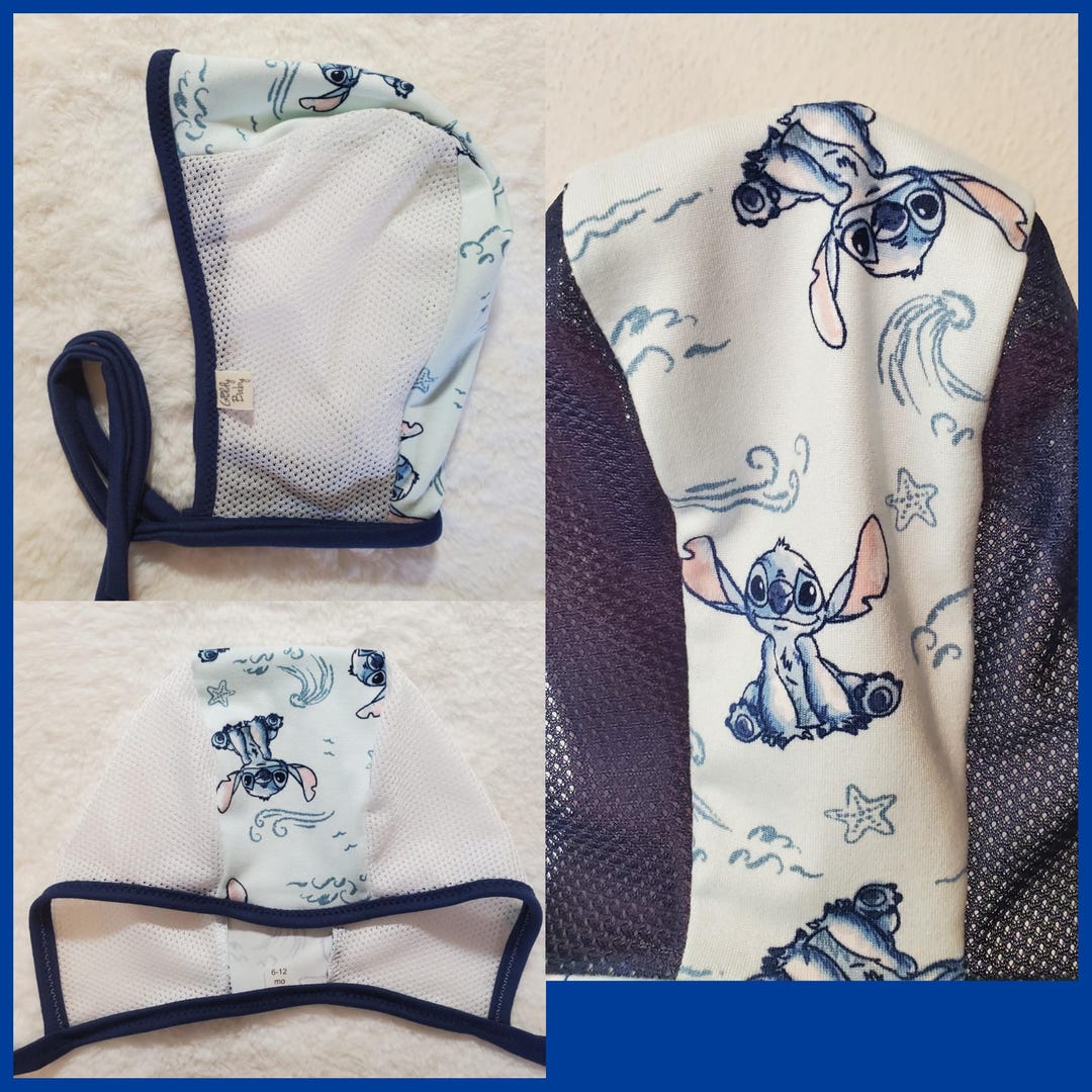 Stitch Character-baby Pilot Hat, Giddy Baby Hat, Hat With Ties or Snaps ...