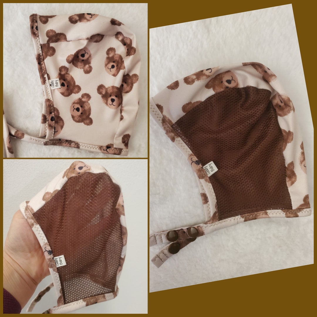 Teddy Bear Baby Pilot Hat Giddy Baby Hat Hat With Ties or - Etsy