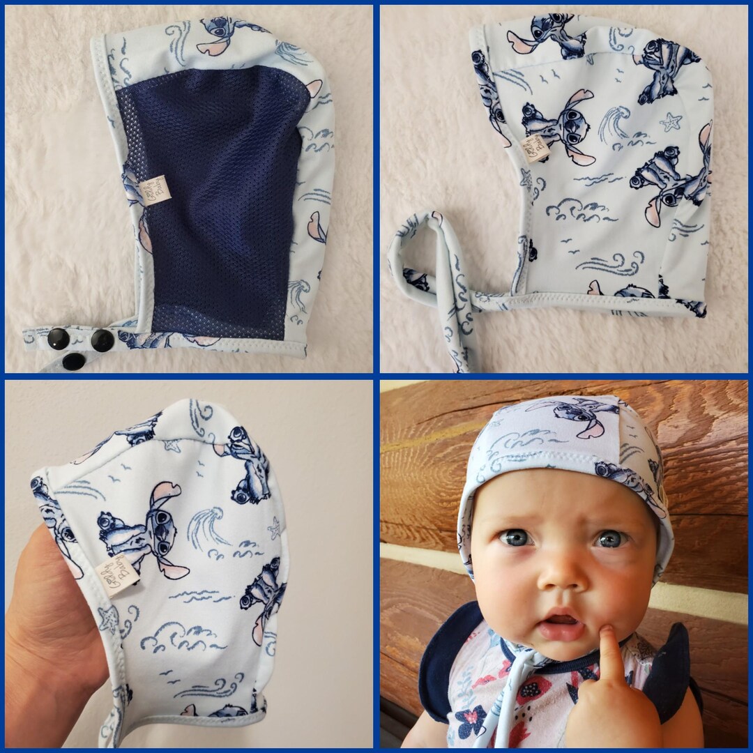 Stitch Character-baby Pilot Hat, Giddy Baby Hat, Hat With Ties or Snaps ...