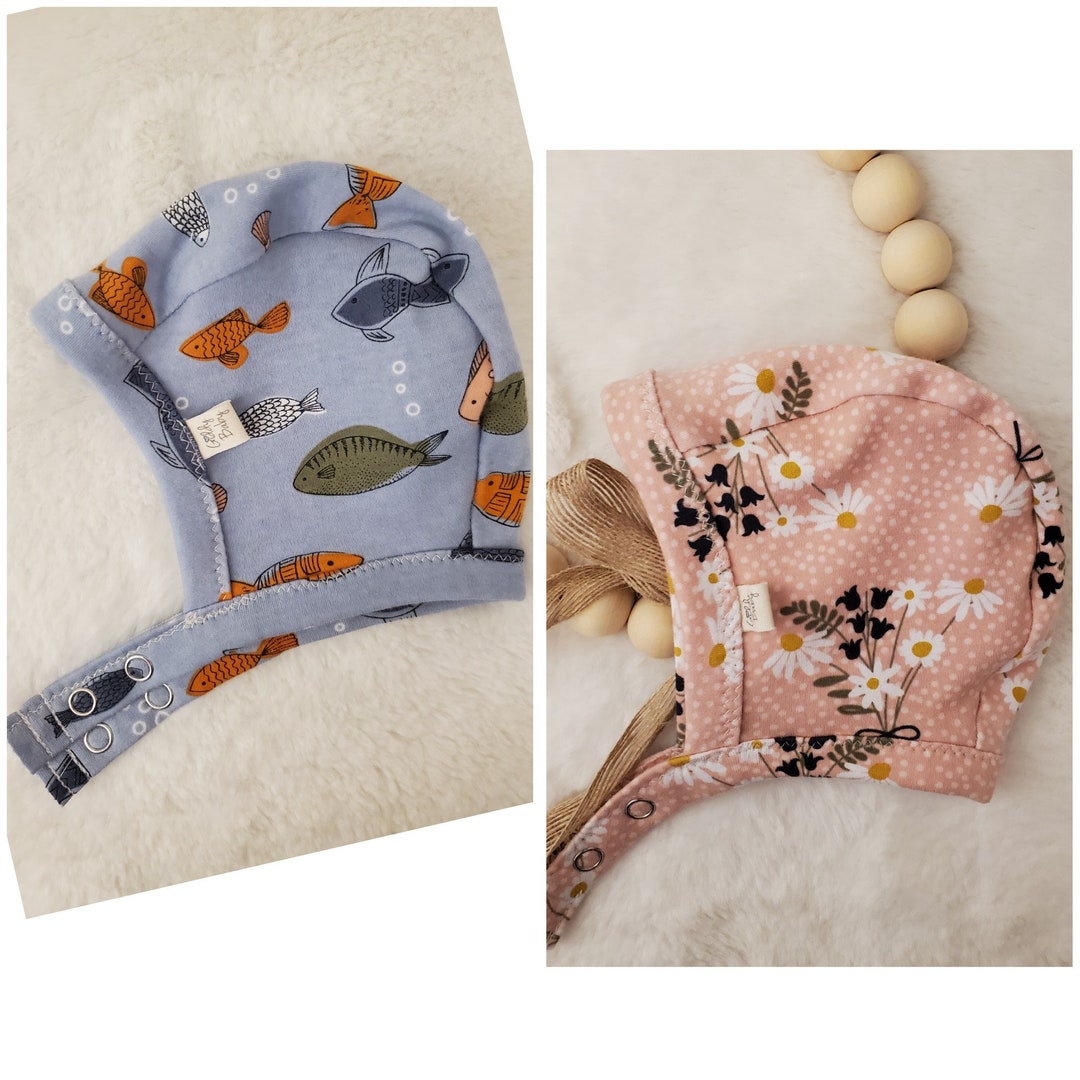 Swedish Bonnet-baby Pilot Cap-hat With Snapssize 38-50cm/0-24mo-pilot ...