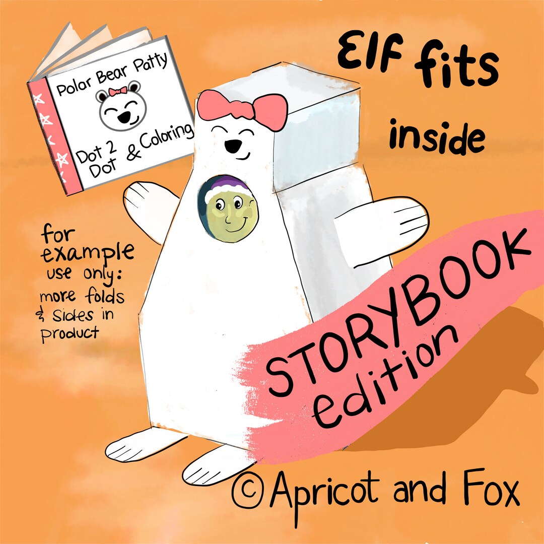 Printable Elf Polar Bear Costume: Patty's Storybook Edition (instant ...