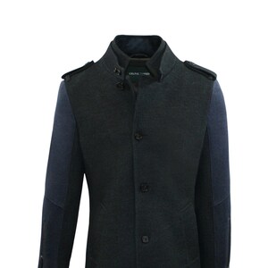 Men's Green Wool Coat - Etsy