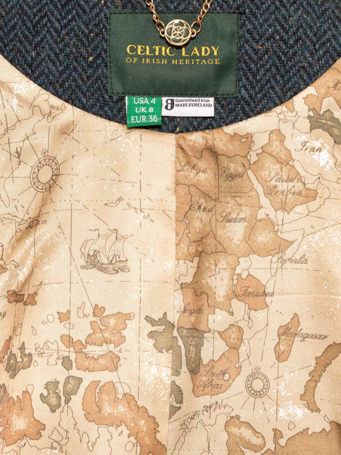 Ladies Blue Herringbone Tweed Waistcoat - Etsy