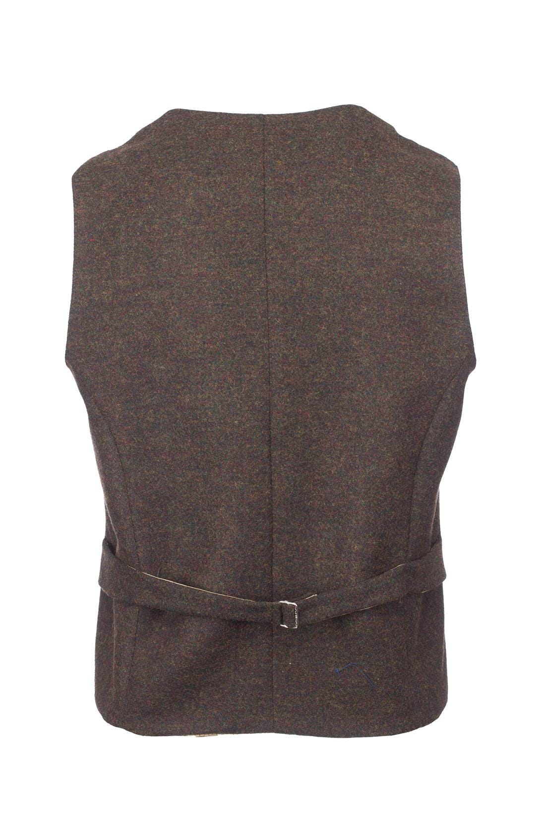 Celtic Tweed | O'ceallaigh Peat Tweed Men's Waistcoat | Handcrafted ...