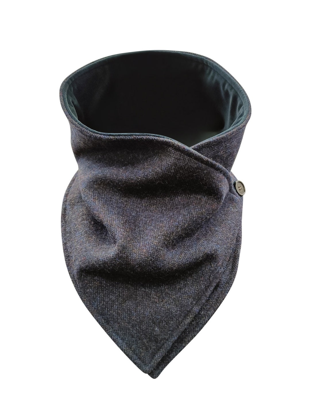 Celtic Tweed | Navy Tweed Scarf | Winter Snood | Cozy Wool Snood Scarf ...