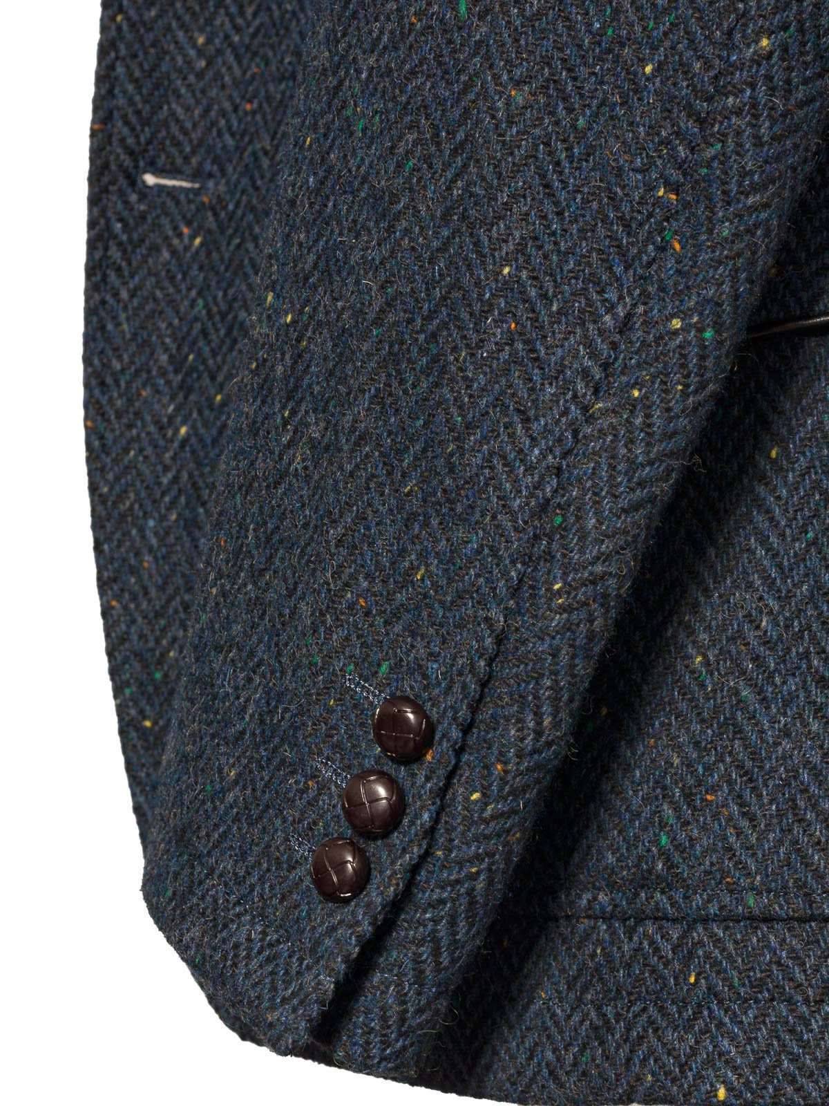 WB Yeats Blue Slim Fit Tweed Jacket Blue Slim Fit Tweed - Etsy