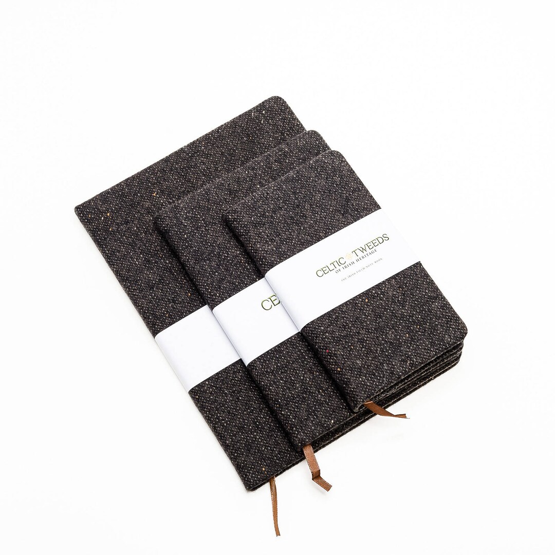 Celtic Tweed | Brown Tweed Notebooks | Lined Notebook With Date ...