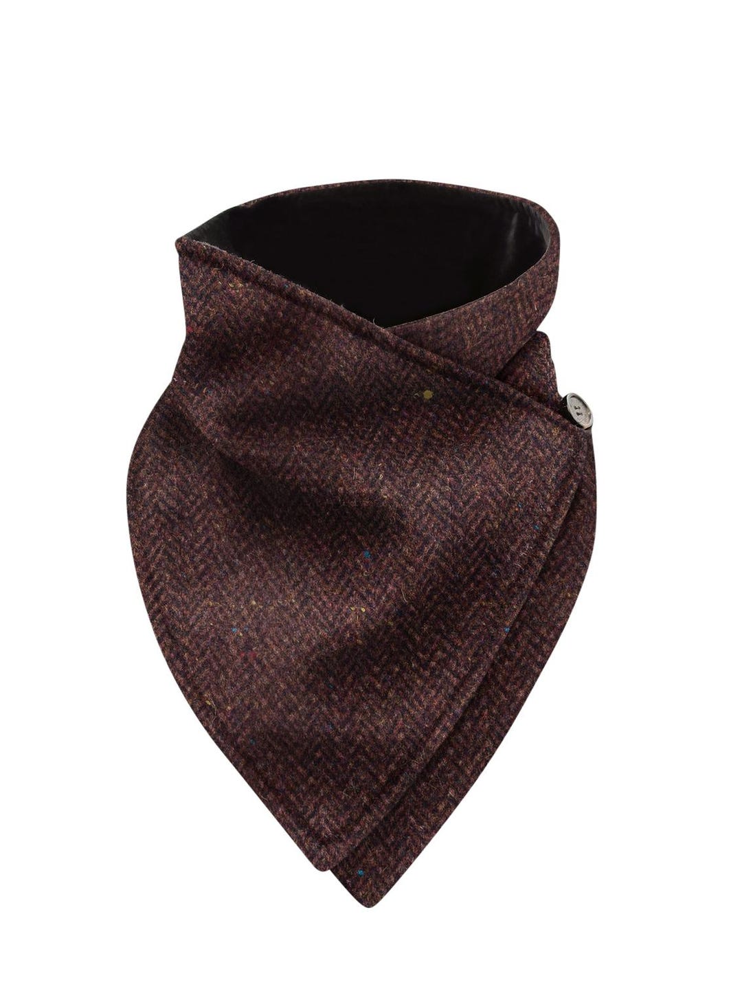 Celtic Tweed |brown Herringbone Tweed Snood |wool Neck Warmer |tweed ...