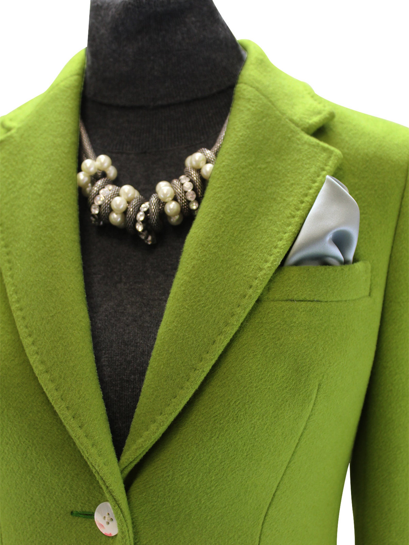 Ladies Lime Green Luxury Coat - Etsy