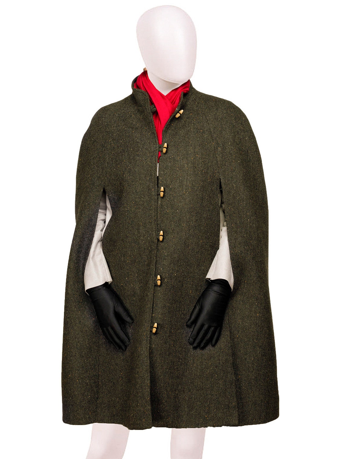 Celtic Tweed | Green Tweed Cape | Women's Moss Green Cape | Women's ...