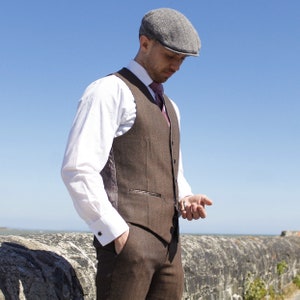 Celtic Tweed | the Collins Brown Three Piece Suit | Wedding Suit - Etsy