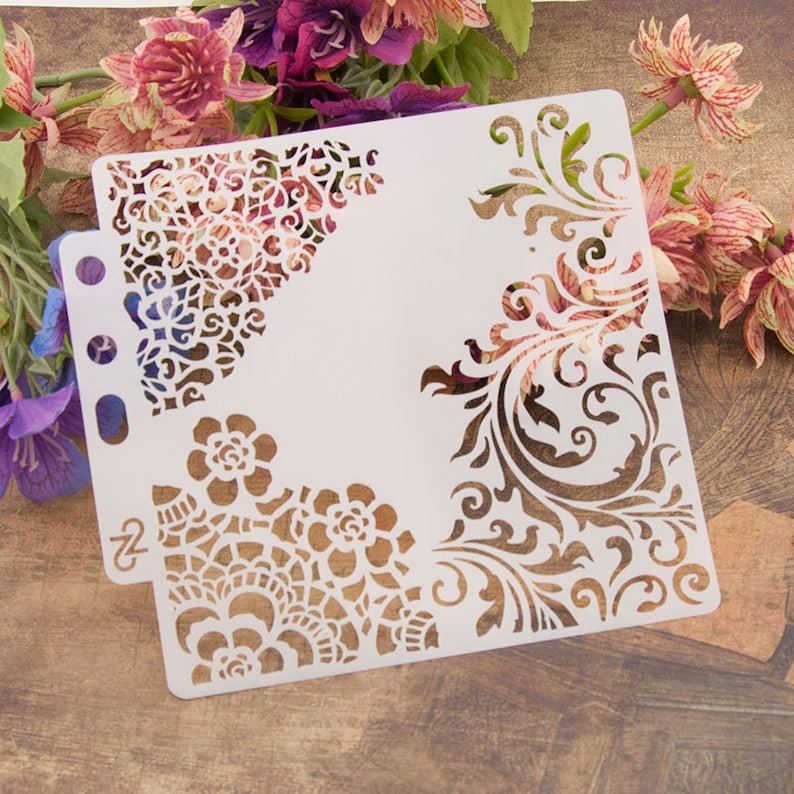 DIY Layering Stencils Painting Scrapbook Coloring Embossing Album ...