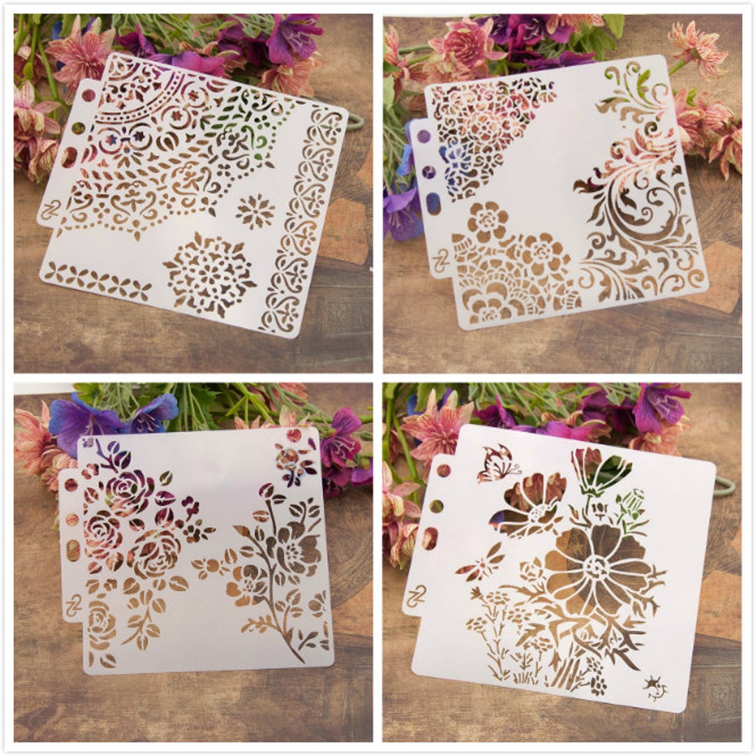DIY Layering Stencils Painting Scrapbook Coloring Embossing Album ...