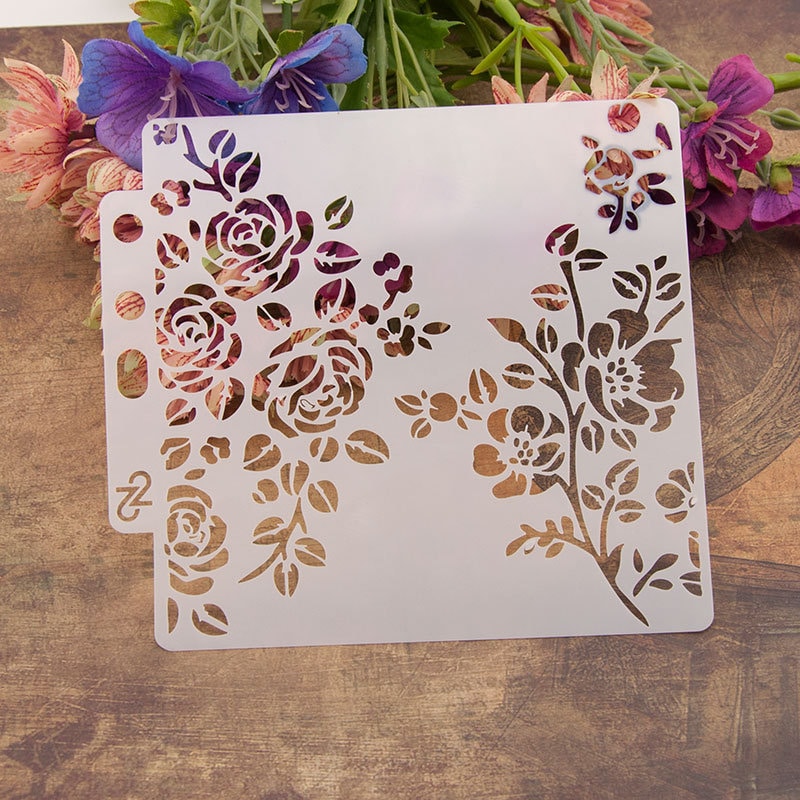 DIY Layering Stencils Painting Scrapbook Coloring Embossing Album ...