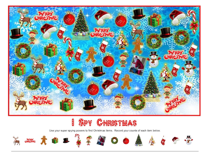 I Spy - Christmas - Etsy
