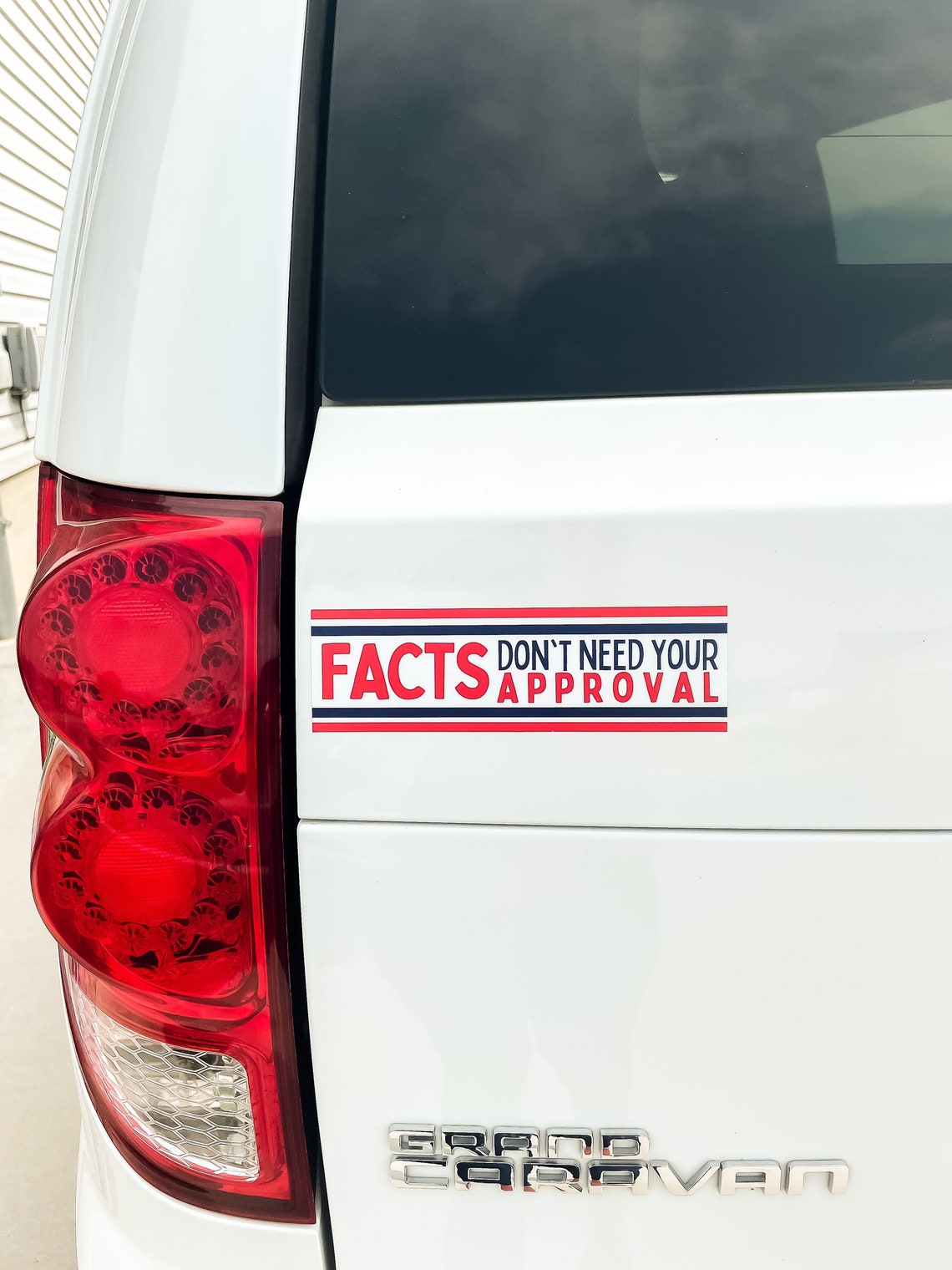 Facts Don't Need Your Approval Bumper Sticker - Etsy