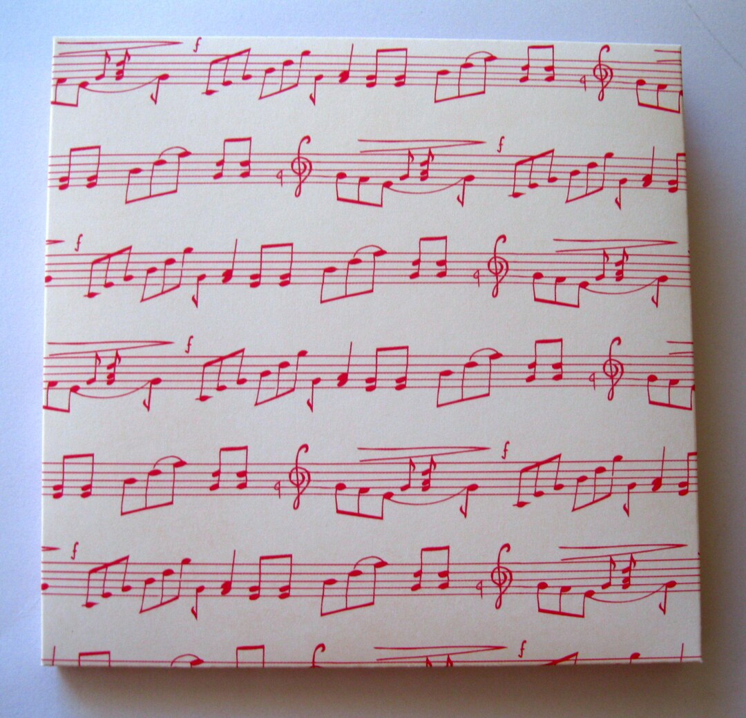 8 CD Envelope Musical Score Raspberry Disk Cover Card Photos Disk ...