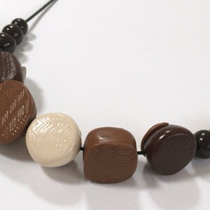 Polymer Clay Chocolate Necklace, Miniature Food Jewellery, Polymer Clay ...