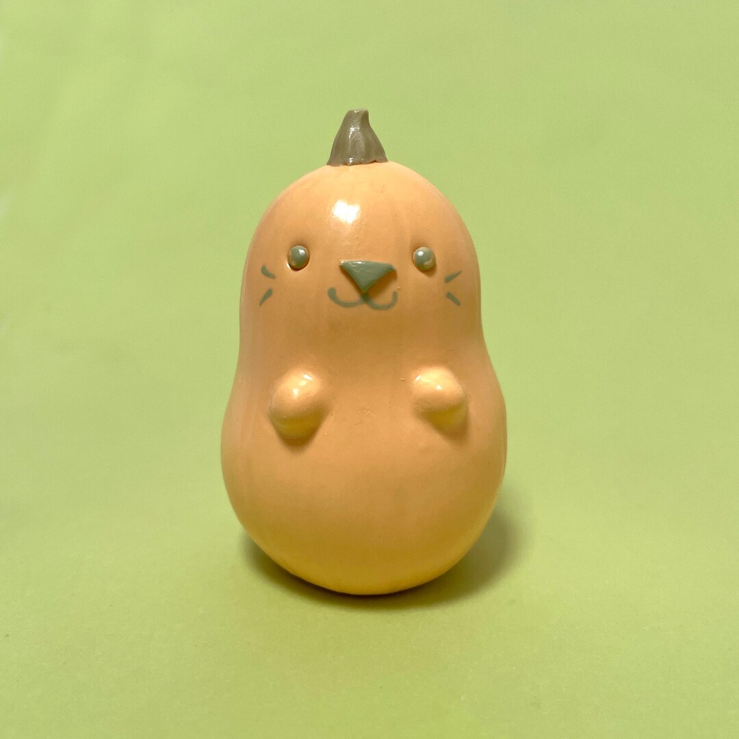 Butternut Squash Seal Figure, Funny Seal Art, Fall Food - Etsy