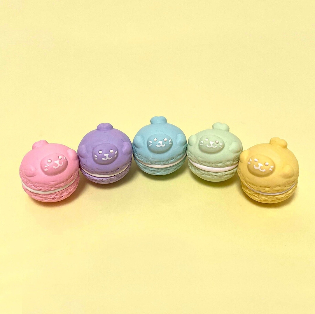 Tiny Macaroon Seal Sculpture (available in 5 Colours) Miniature Polymer ...