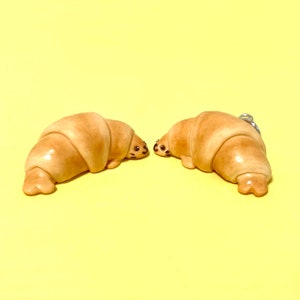 Miniature Polymer Clay Croissant Seal Sculpture / Tiny Polymer Clay ...