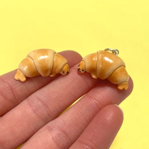 Miniature Polymer Clay Croissant Seal Sculpture / Tiny Polymer Clay ...