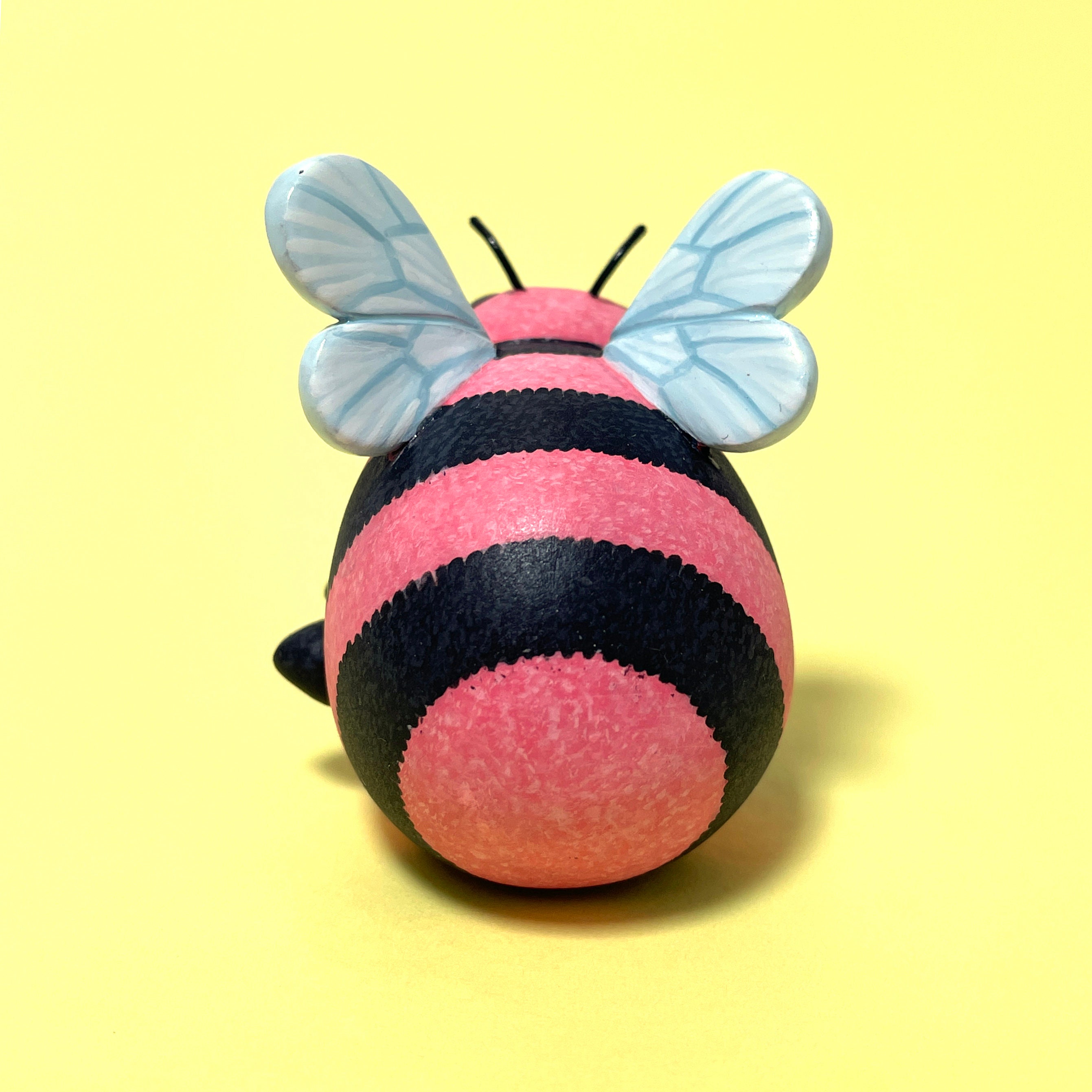 Cute Polymer Clay Bee Pink Bee Art Fluffy Pink Animal | Etsy