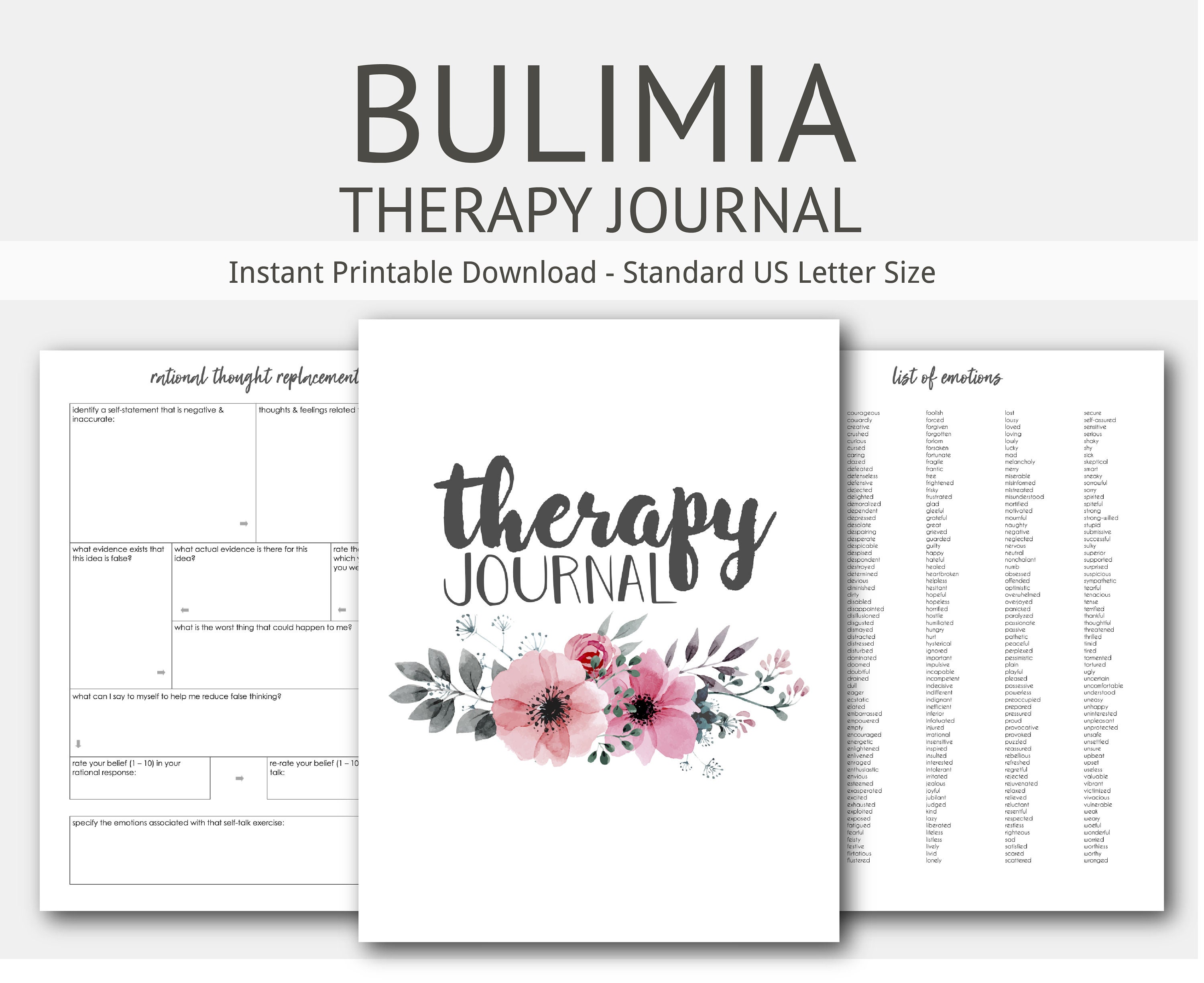 Bulimia Therapy Journal: Mental Health, Eating Disorder, Anorexia ...