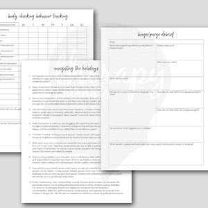 Binge Eating Disorder Therapy Journal: Mental Health, Eating Disorder ...