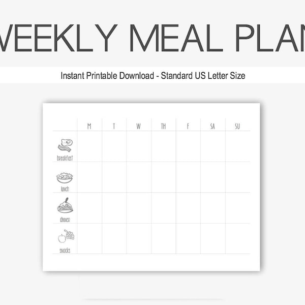 Eating Disorder Plan - Etsy