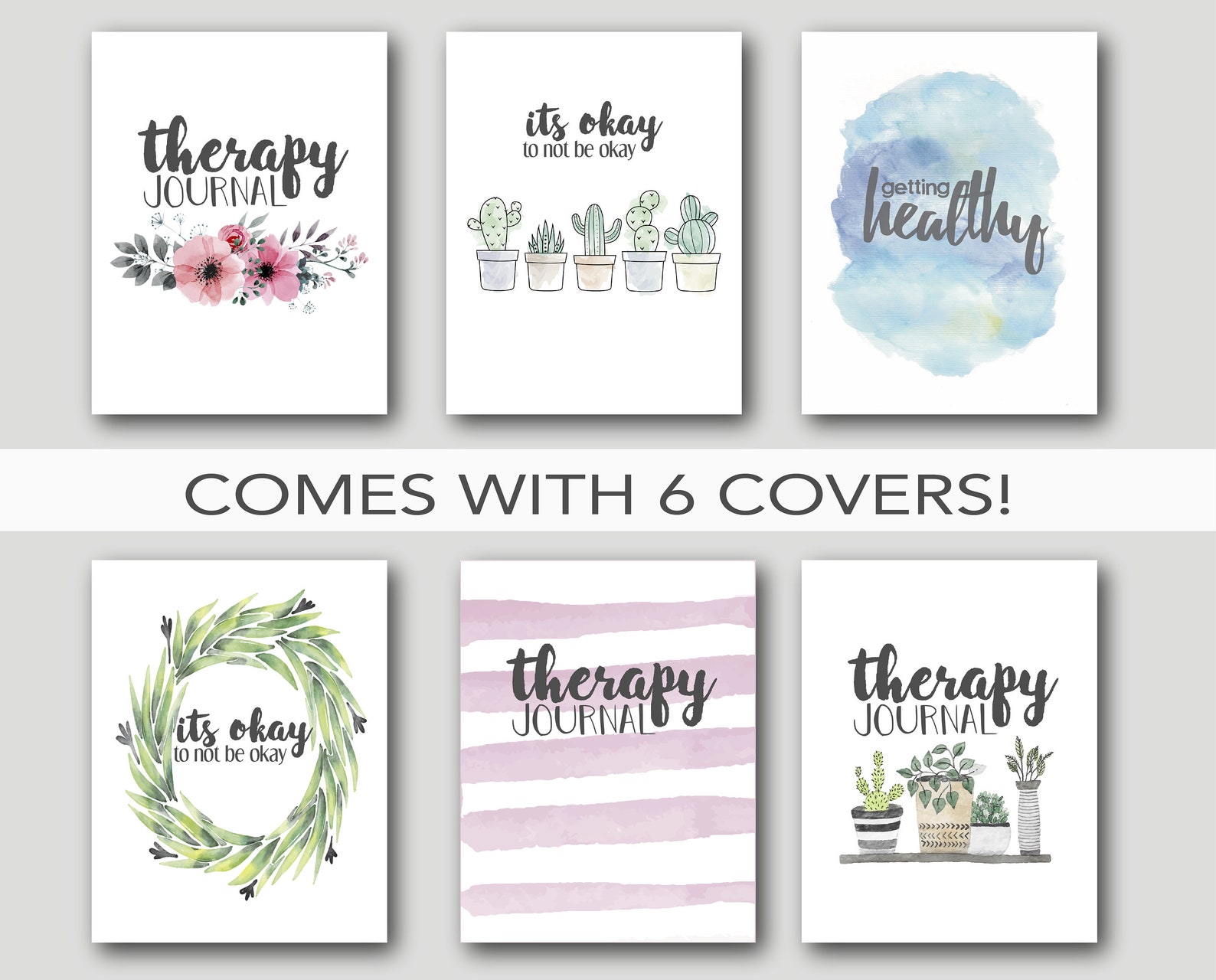 Anxiety Therapy Journal: Instant Printable Download, A4, A5, Mental ...
