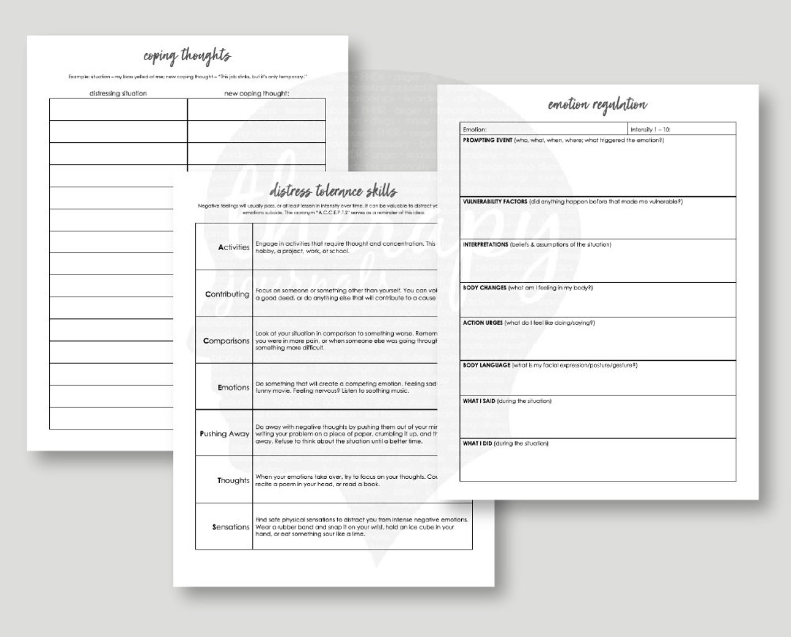 Borderline Personality Disorder Therapy Journal: Mental Health ...