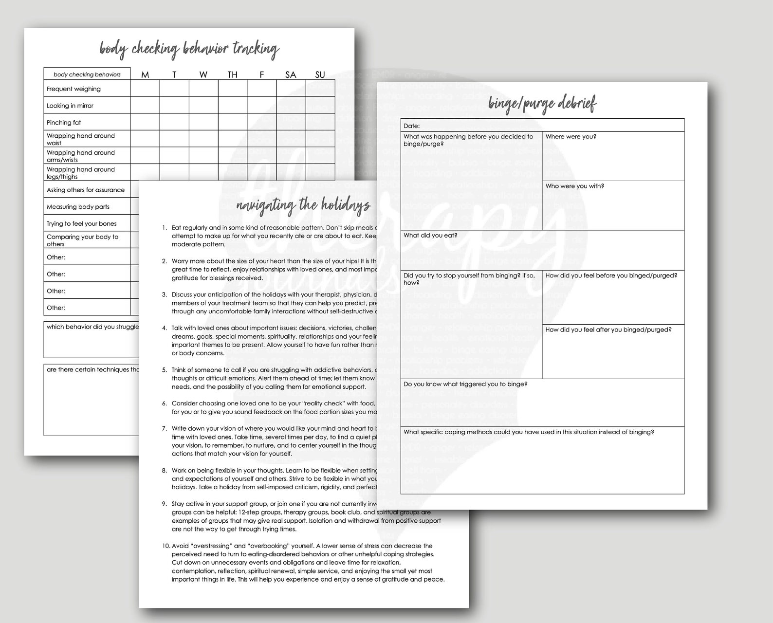 Bulimia Therapy Journal: Mental Health, Eating Disorder, Anorexia ...