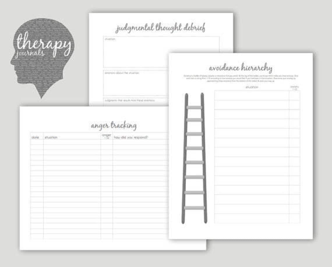 Therapist Bundle: Therapy Journals for Mental Health - Etsy