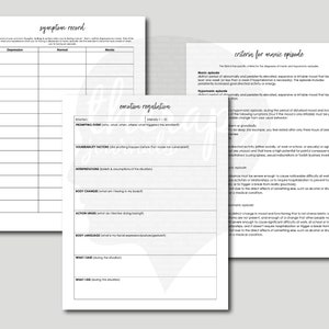 Bipolar Disorder Therapy Journal: Mental Health, Depression, Anxiety ...