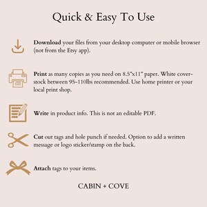 Printable Stuffy Price Tag Handmade Lovey Knit Crochet Amigurumi Toy ...