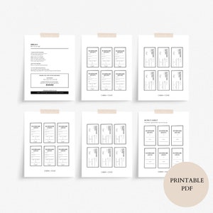 Printable Price Tag for Handmade Stuffy Lovey Knit Crochet Amigurumi ...