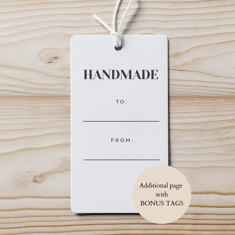 PRINTABLE PDF Care Tags, Handmade Product Label, Washing Instructions ...