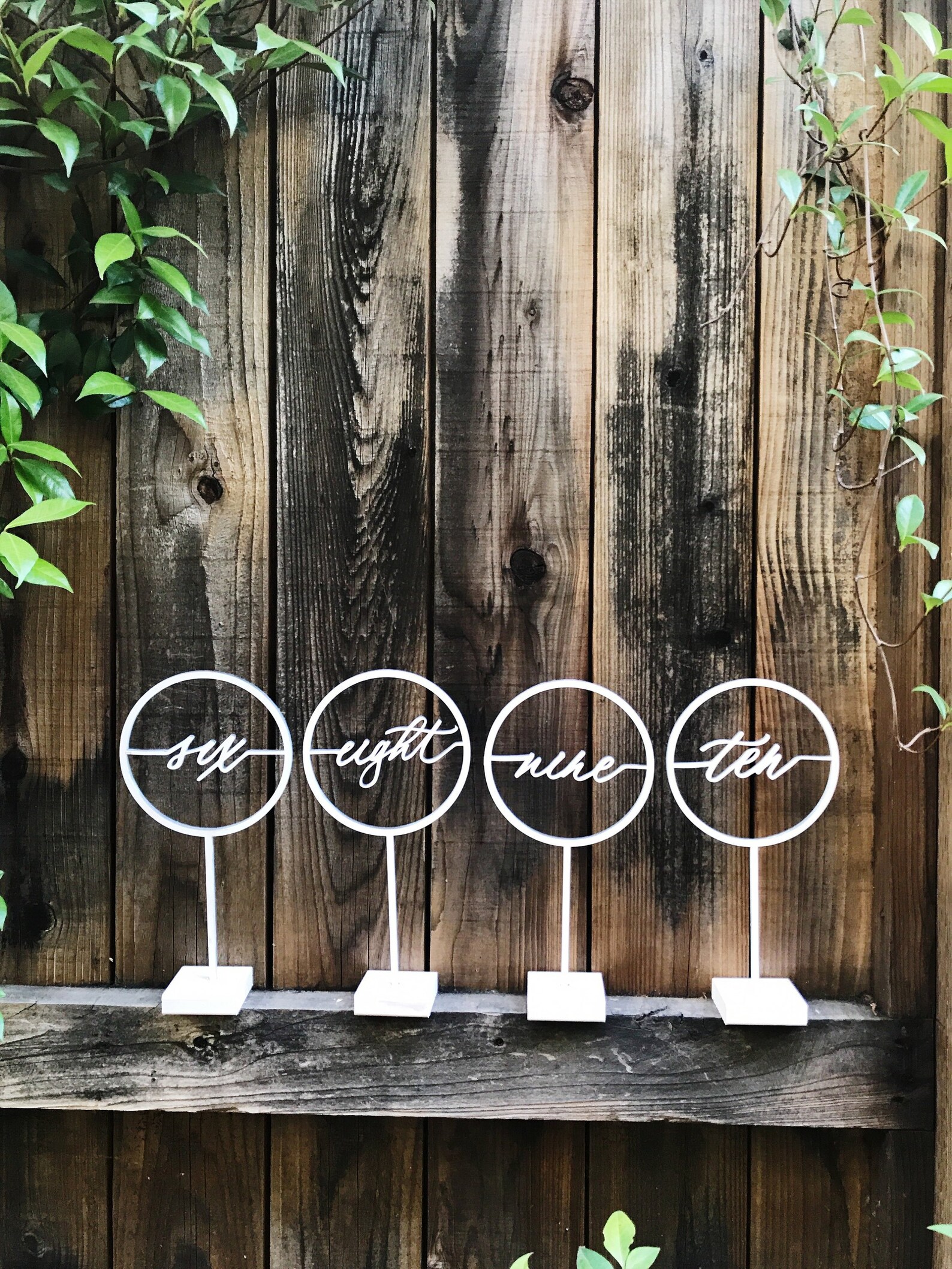 Anna - Circle Table Numbers - Etsy