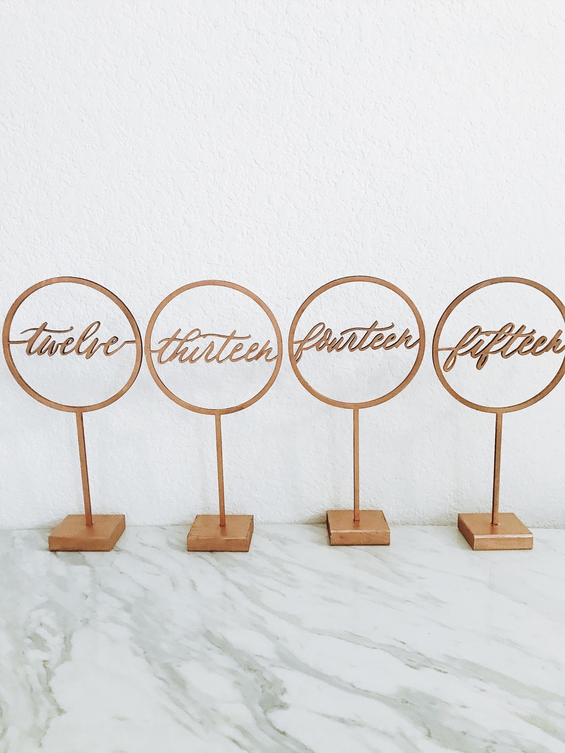 Anna Circle Table Numbers - Etsy
