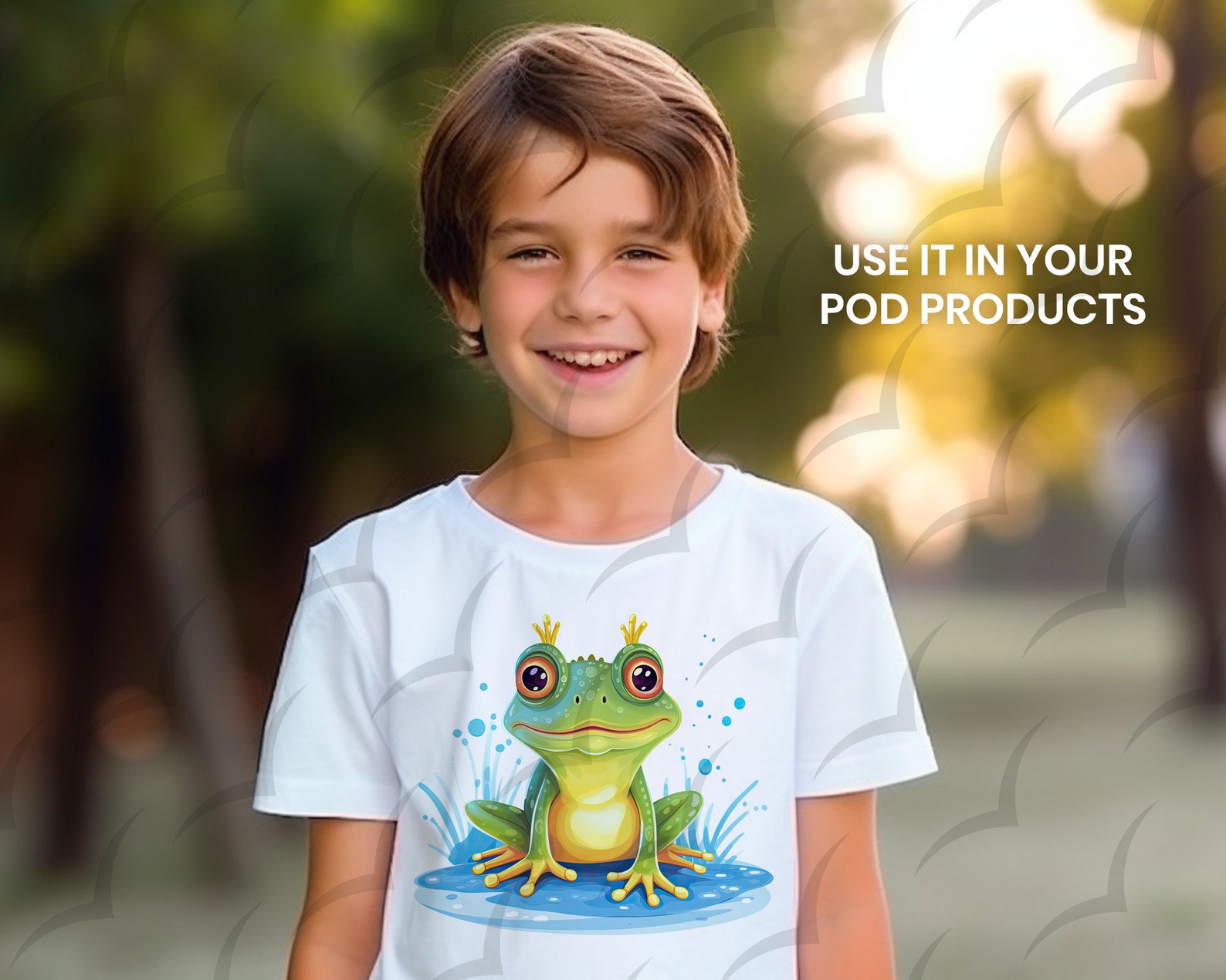 Cute Frog PNG Bundle, Watercolor Clipart, Frog Clipart, Instant ...