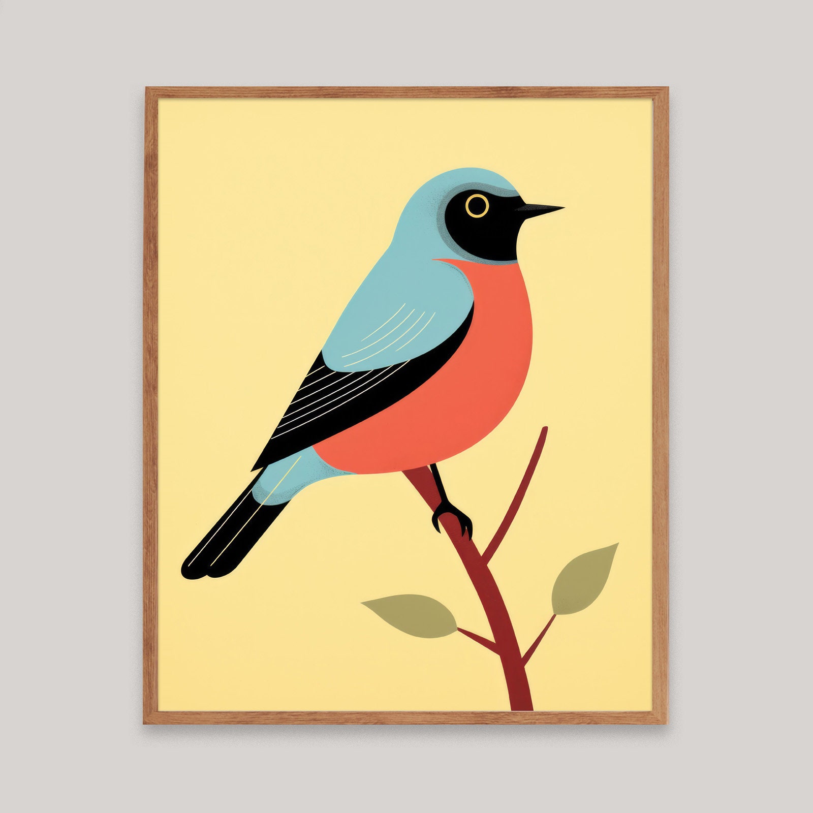 Bird Wall Art Set of of 3 Printable Art, Trendy Prints, Colorful Art ...