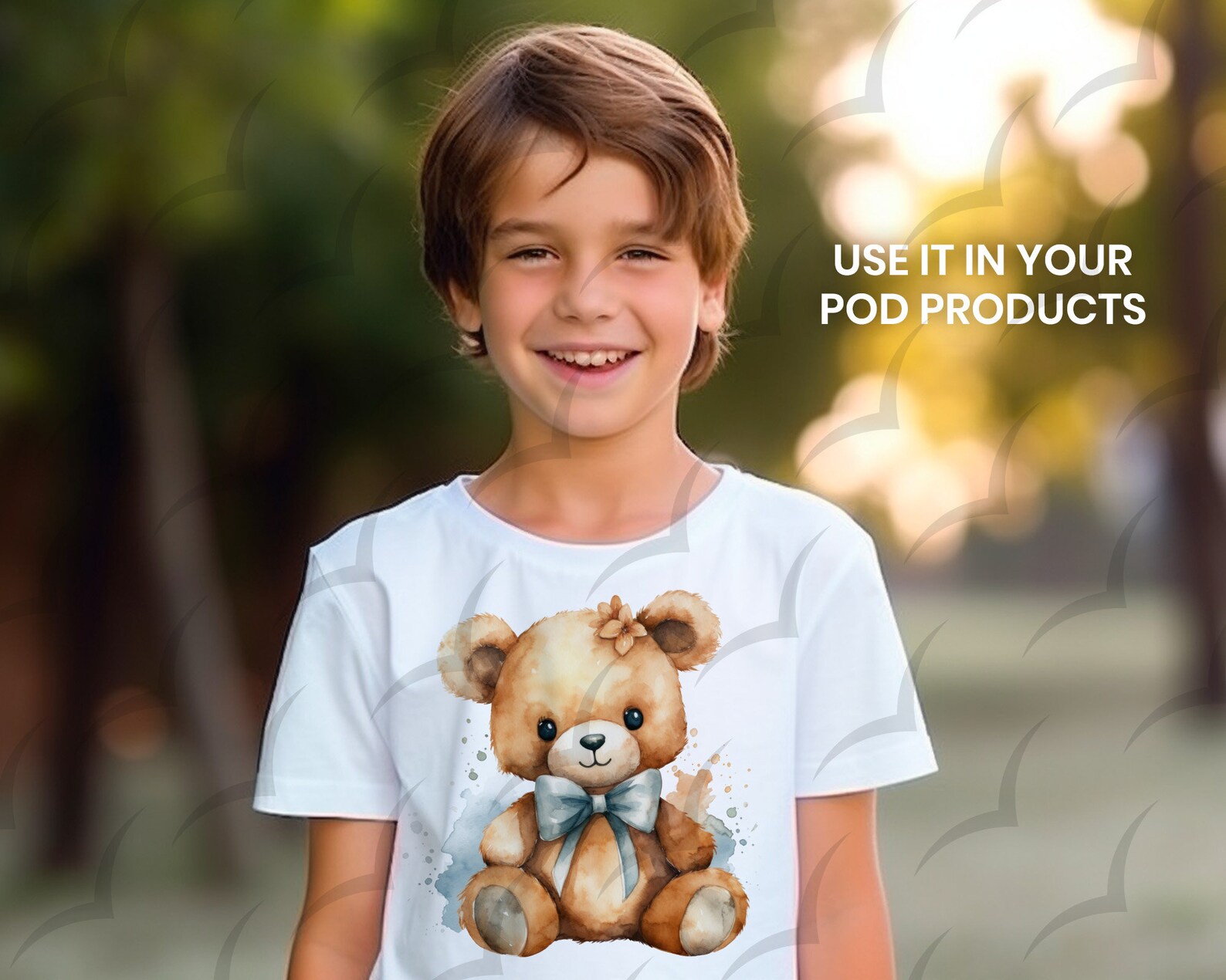 Watercolor Teddy Bear Clipart, Vintage Teddy Bear, Cute Teddy ...