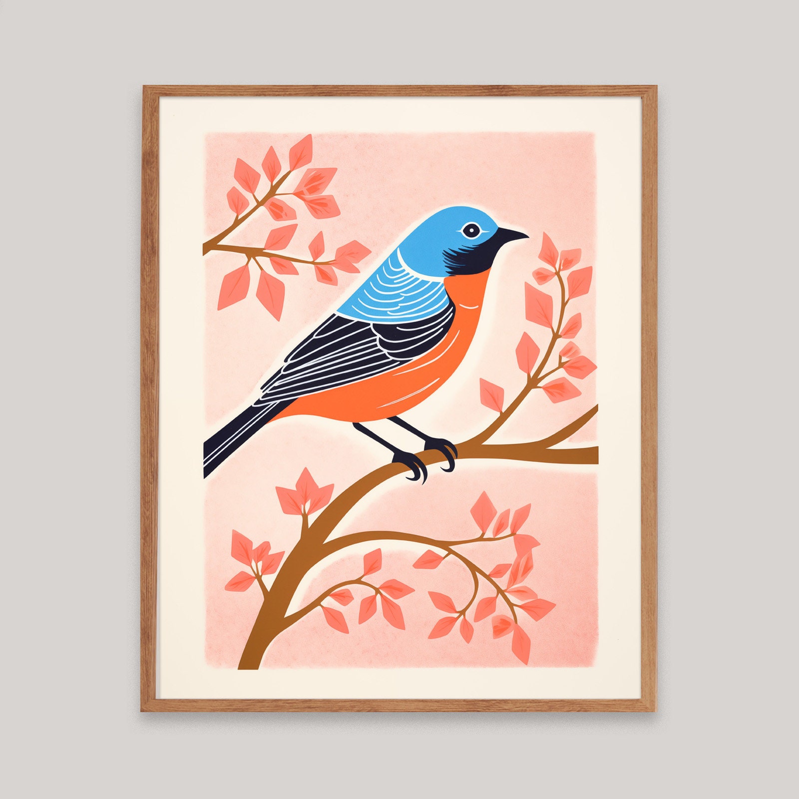 Bird Wall Art Set of of 3 Printable Art, Trendy Prints, Colorful Art ...