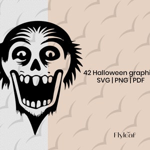 Halloween SVG Bundle, 42 Horror SVG Cut Files for Cricut, Halloween ...